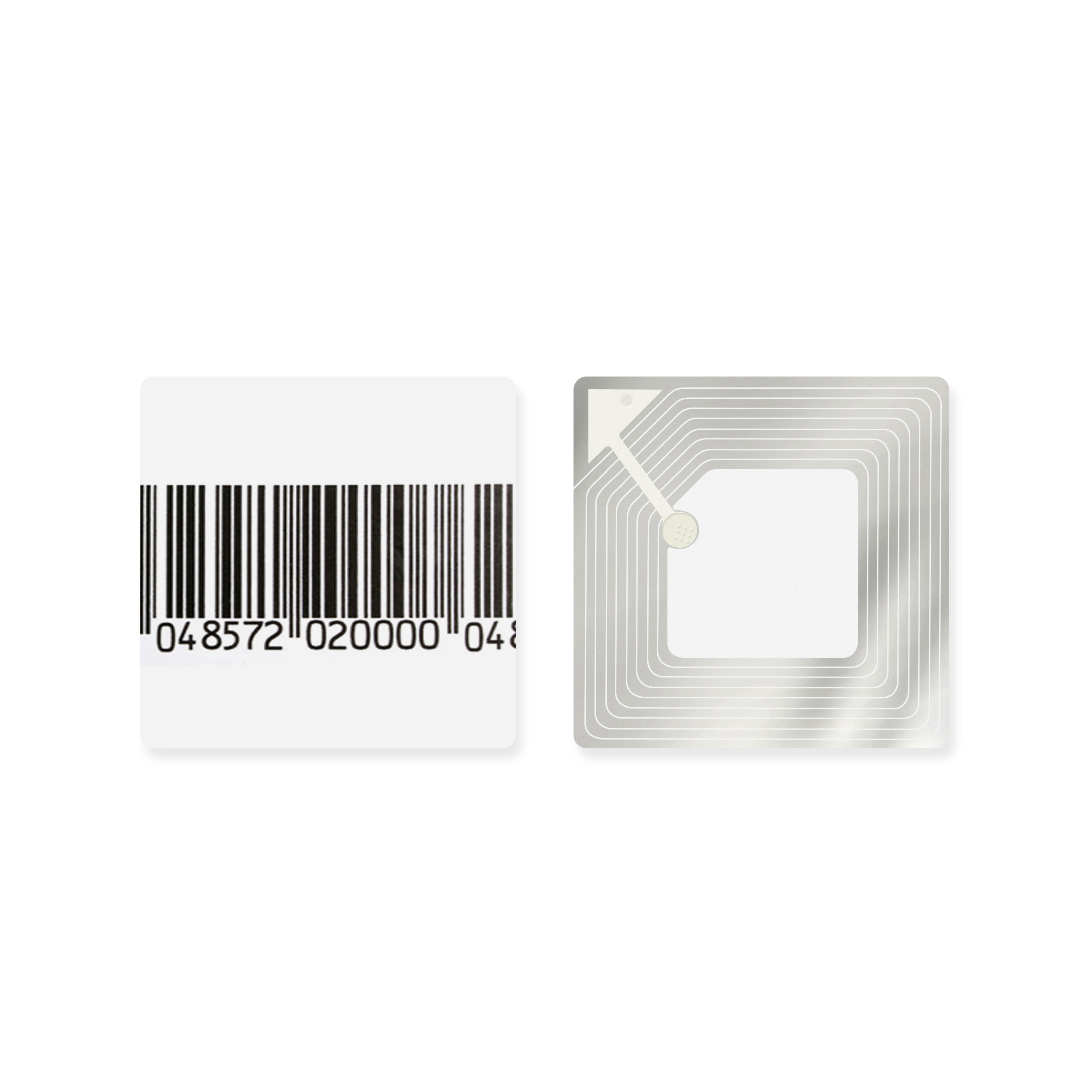 Retail high sensitivity security eas 8.2mhz 50x50mm rf label, retail ...