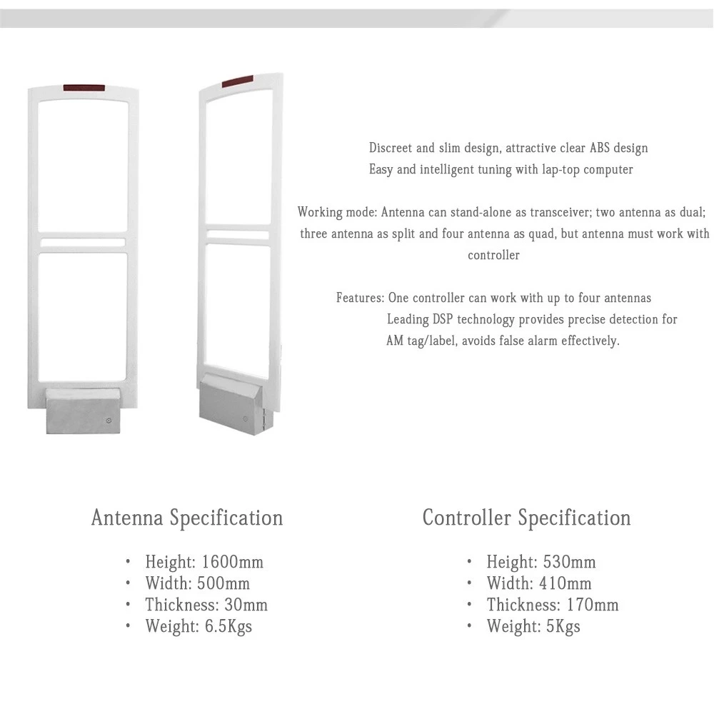 58KHz EAS anti-theft system AM alarm sensing antenna gate EAS system ...
